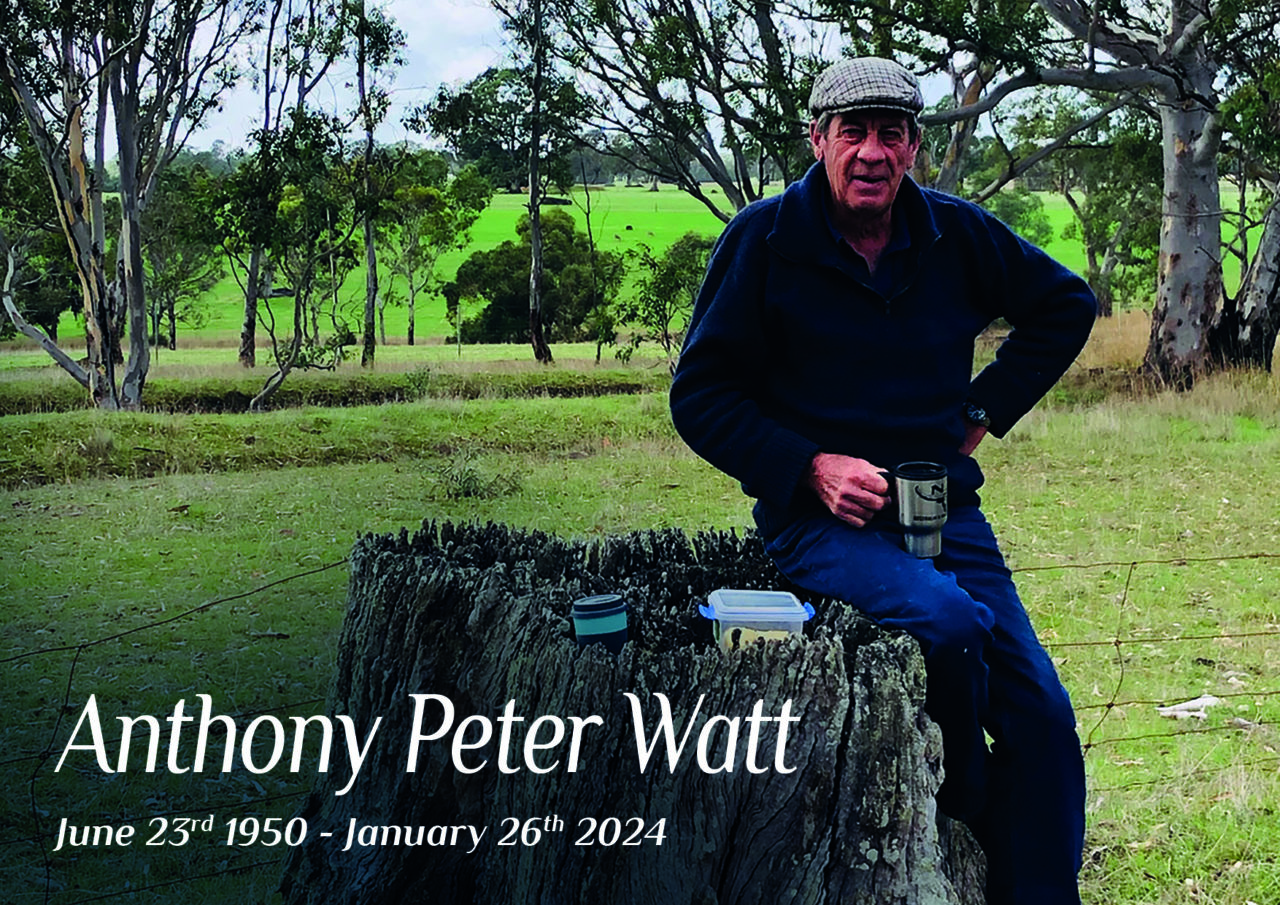 Memorial Tribute Anthony Peter Watt - F Greed & Sons Funerals