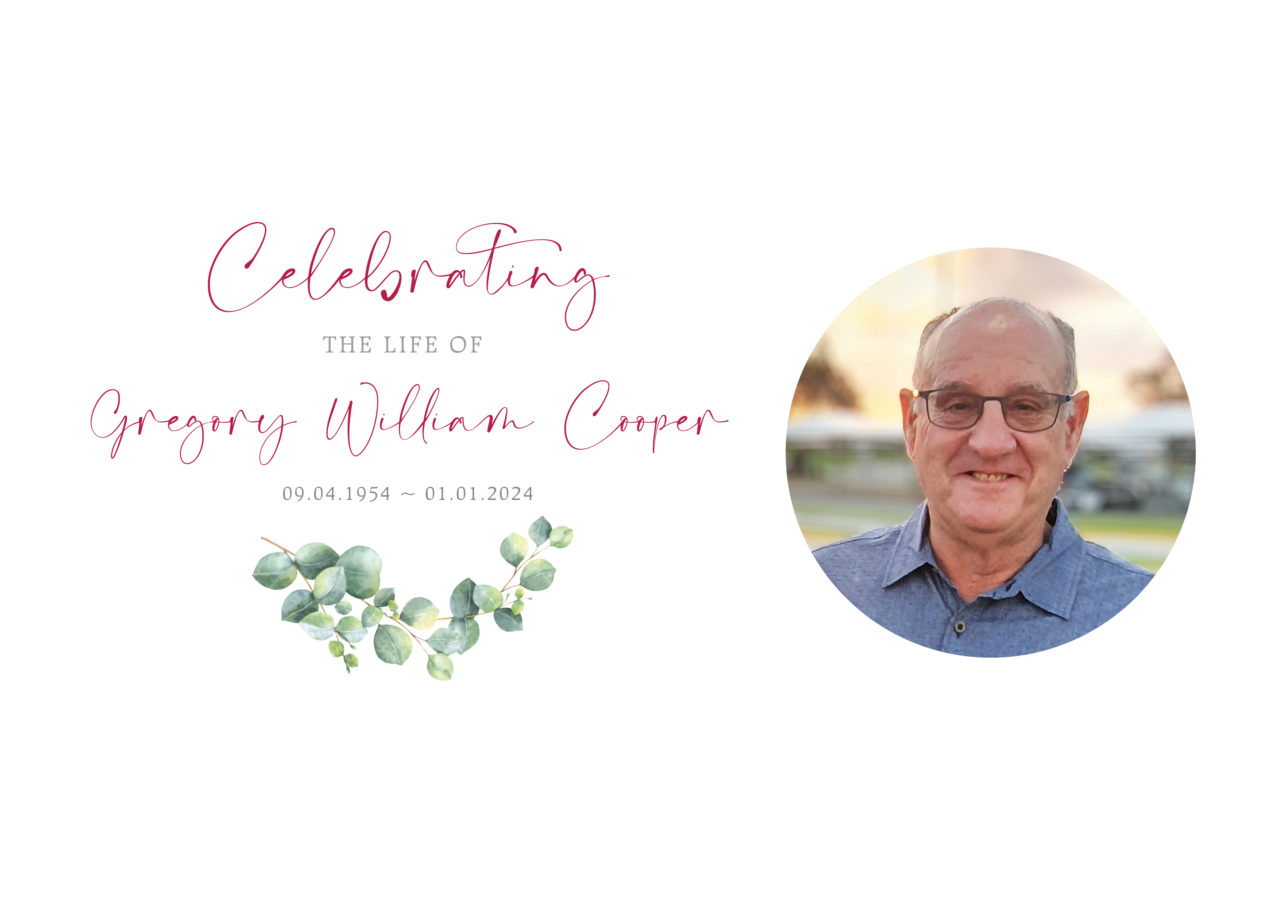 Memorial Tribute -GREGORY COOPER - F Greed & Sons Funerals