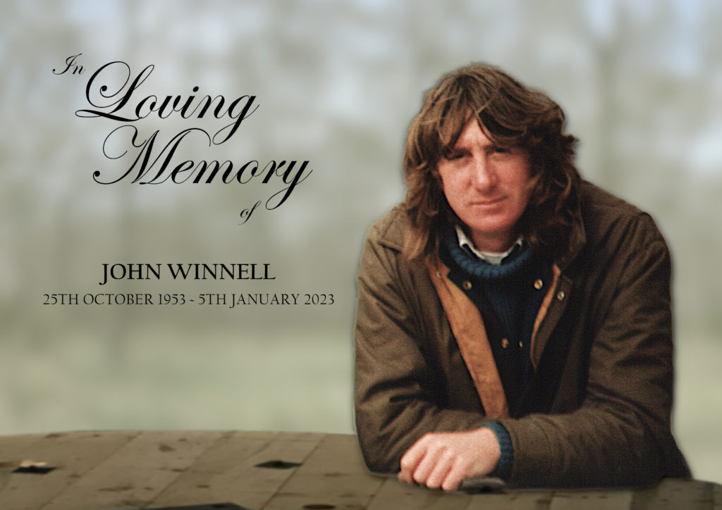 Memorial Tribute template John Winnell - F Greed & Sons Funerals