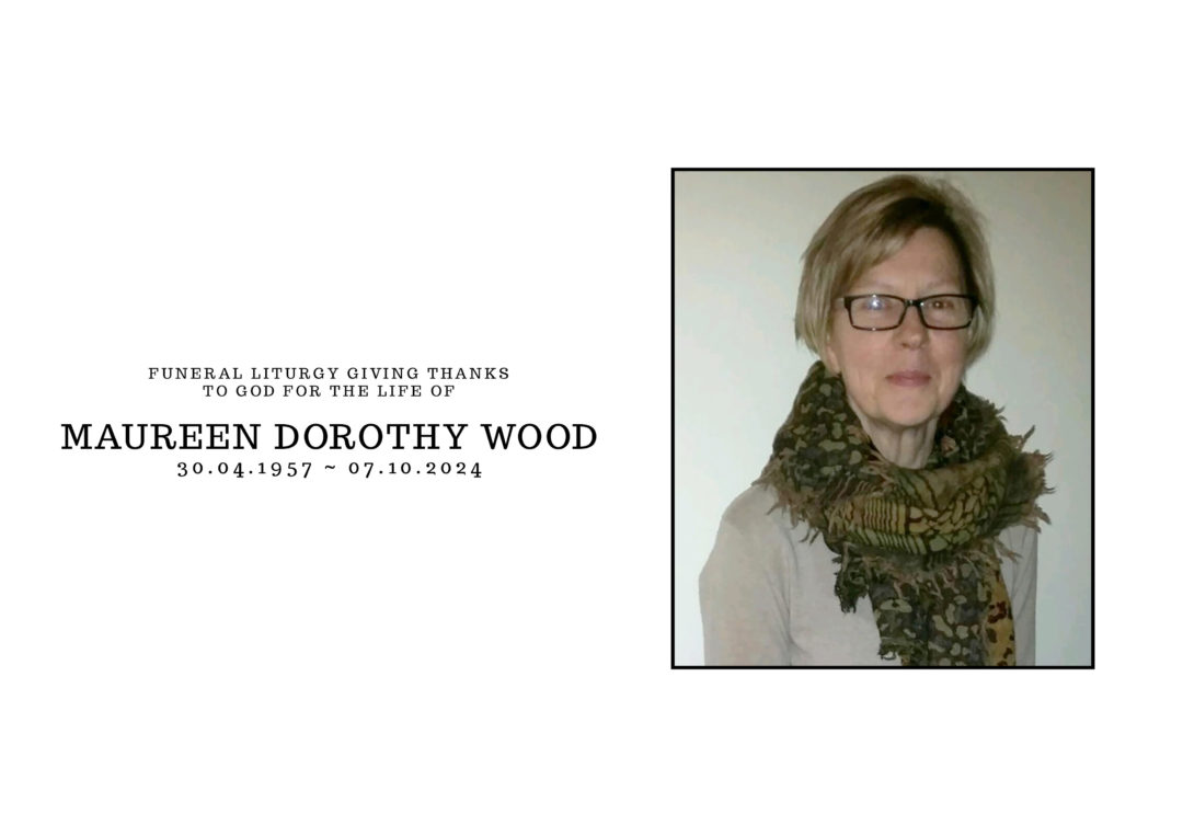Memorial Tribute Maureen Dorothy Wood - F Greed & Sons Funerals