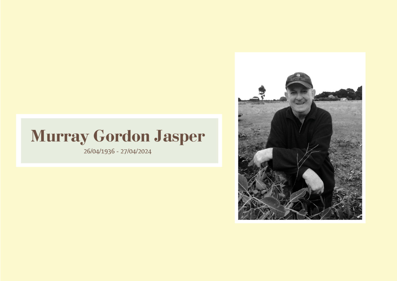 Memorial Tribute Murray Jasper - F Greed & Sons Funerals