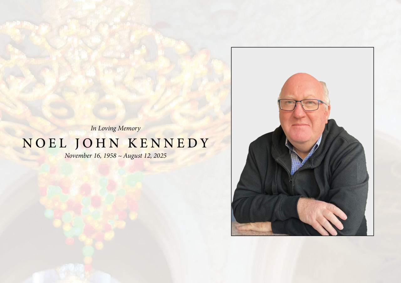 Memorial Tribute template - Noel Kennedy - F Greed & Sons Funerals