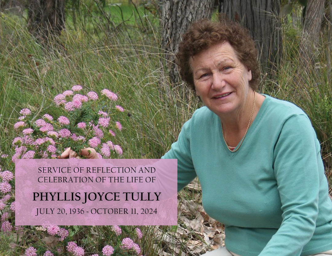 Memorial Tribute Phyllis Joyce Tully - F Greed & Sons Funerals