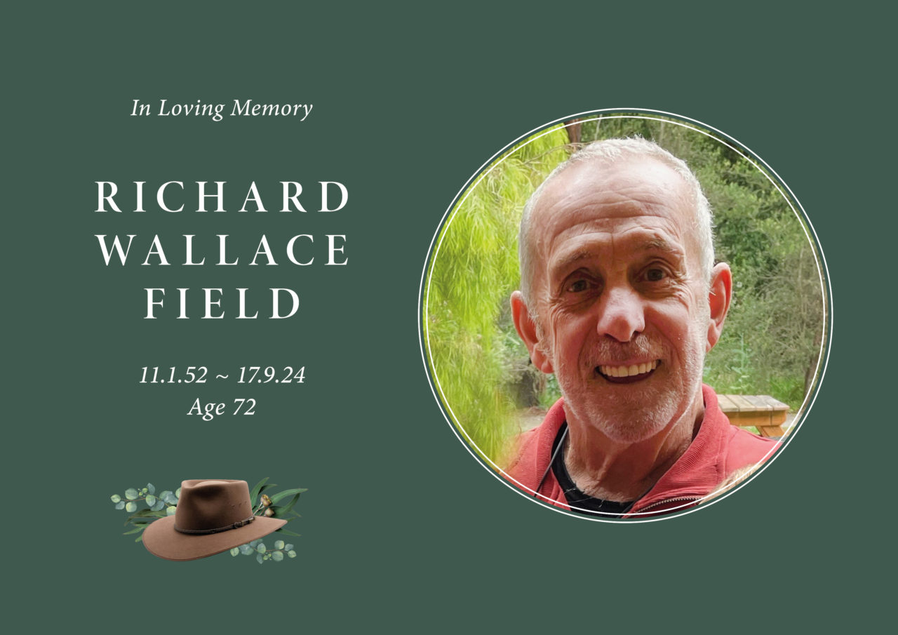 Memorial Tribute - RICHARD FIELD - F Greed & Sons Funerals