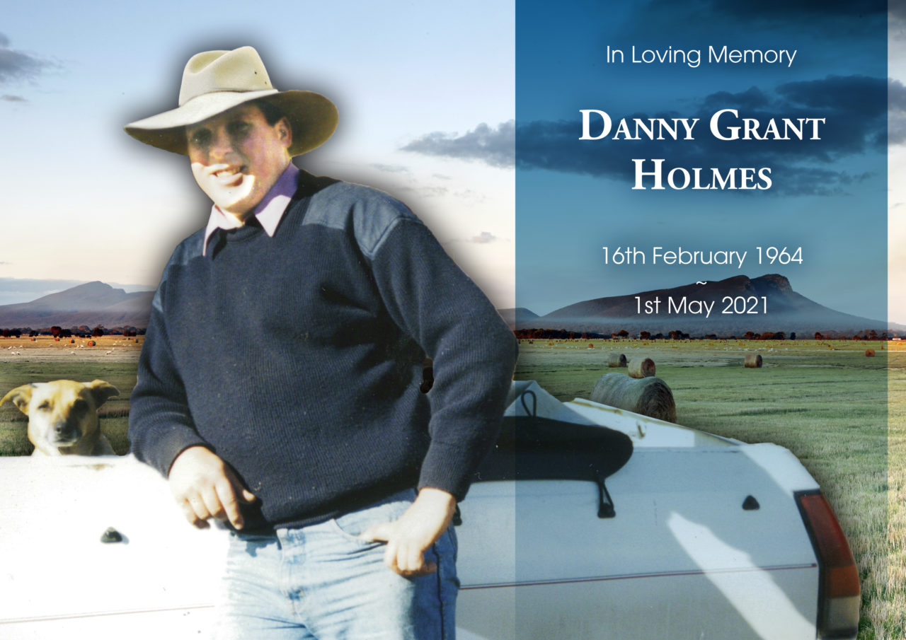 Memorial Tribute- DANNY HOLMES - F Greed & Sons Funerals