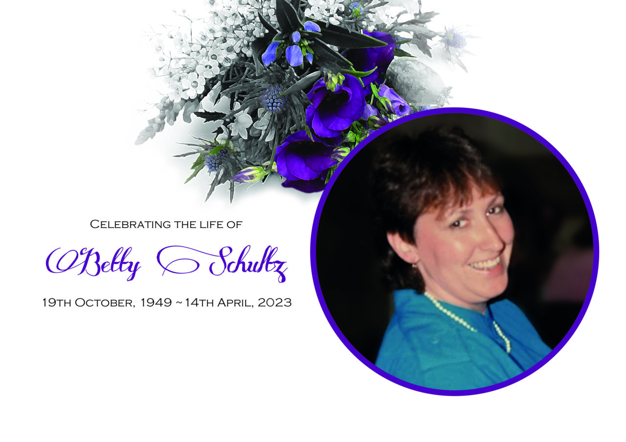 Memorial Tribute Betty Schultz - F Greed & Sons Funerals